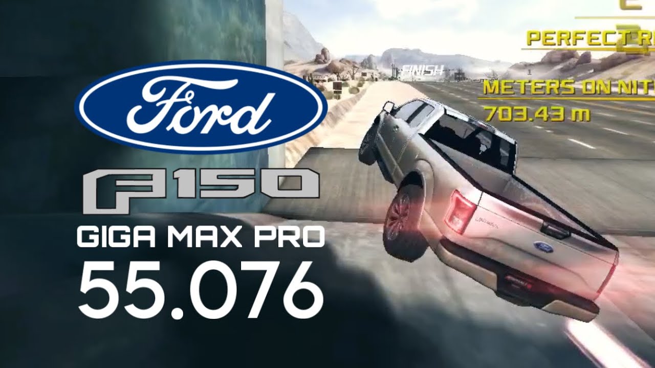Asphalt 8 FORDMANIA CUP 55.076s Ford F150 GIGA MAX PRO - YouTube