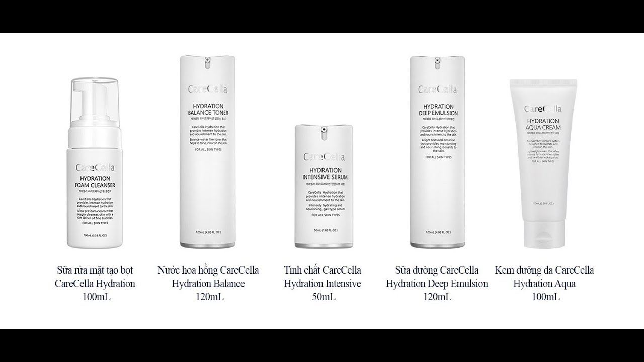 Bộ chăm sóc da carecella hydration basic set review - Giảm giá 30% - Hotline 1900.0263 - YouTube