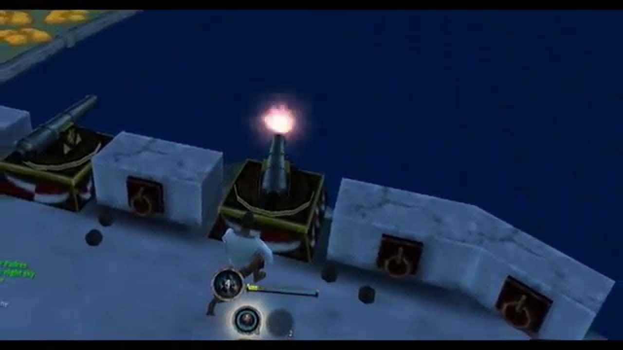 Pirates of the Caribbean Online: New Cannon Defence Mini Game - YouTube