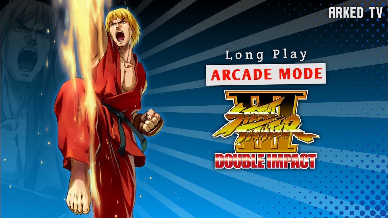 Ken Master arcade mode SF III double impact - YouTube