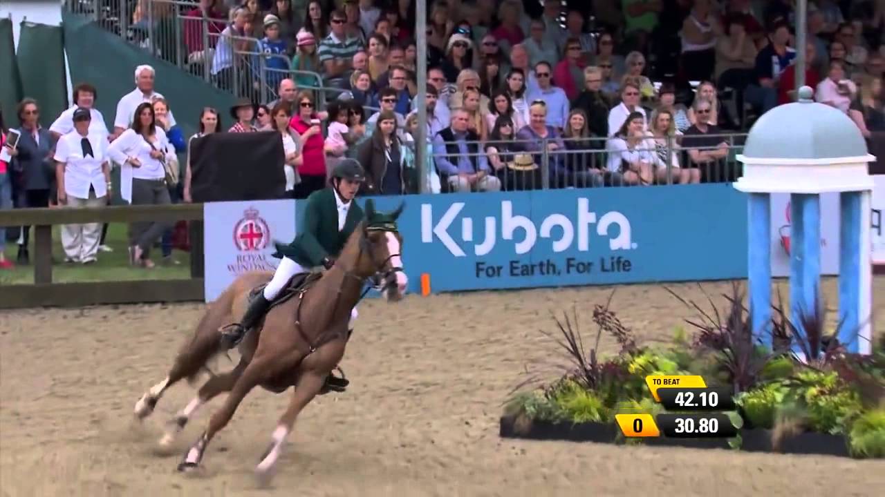 Abdullah & Andrea - Windsor CSI3* 2014 ( 145 cm ) Jump Off - YouTube