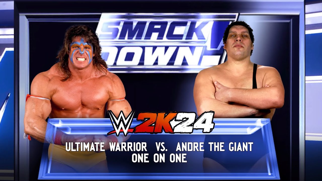 WWE 2K24 ULTIMATE WARRIOR vs ANDRE THE GIANT (Ps5) - YouTube