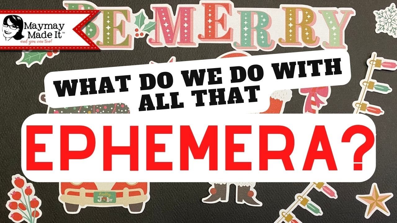 How to ACTUALLY USE EPHEMERA! - YouTube