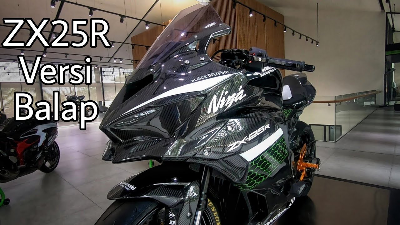 [REVIEW] Kawasaki Ninja ZX-25R Versi Modifikasi || ZX25R Full Karbon ...