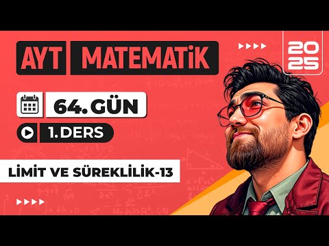 90 Günde AYT Matematik Kampı | 64.Gün 1.Video | Limit ve Süreklilik-14 | 2025 | #merthoca