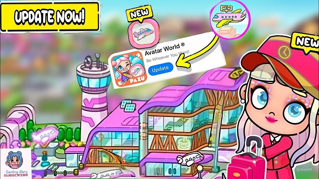 [UPDATE NOW] NEW AIRPORT UPDATE IN AVATAR WORLD || NEW LOCATION - YouTube