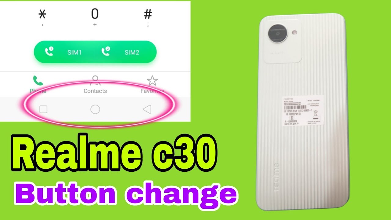 realme c30 home button setting || realme c30 home button change ...