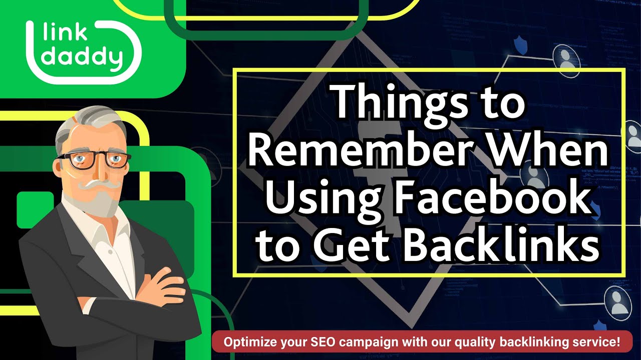 Things to Remember When Using Facebook to Get Backlinks - YouTube