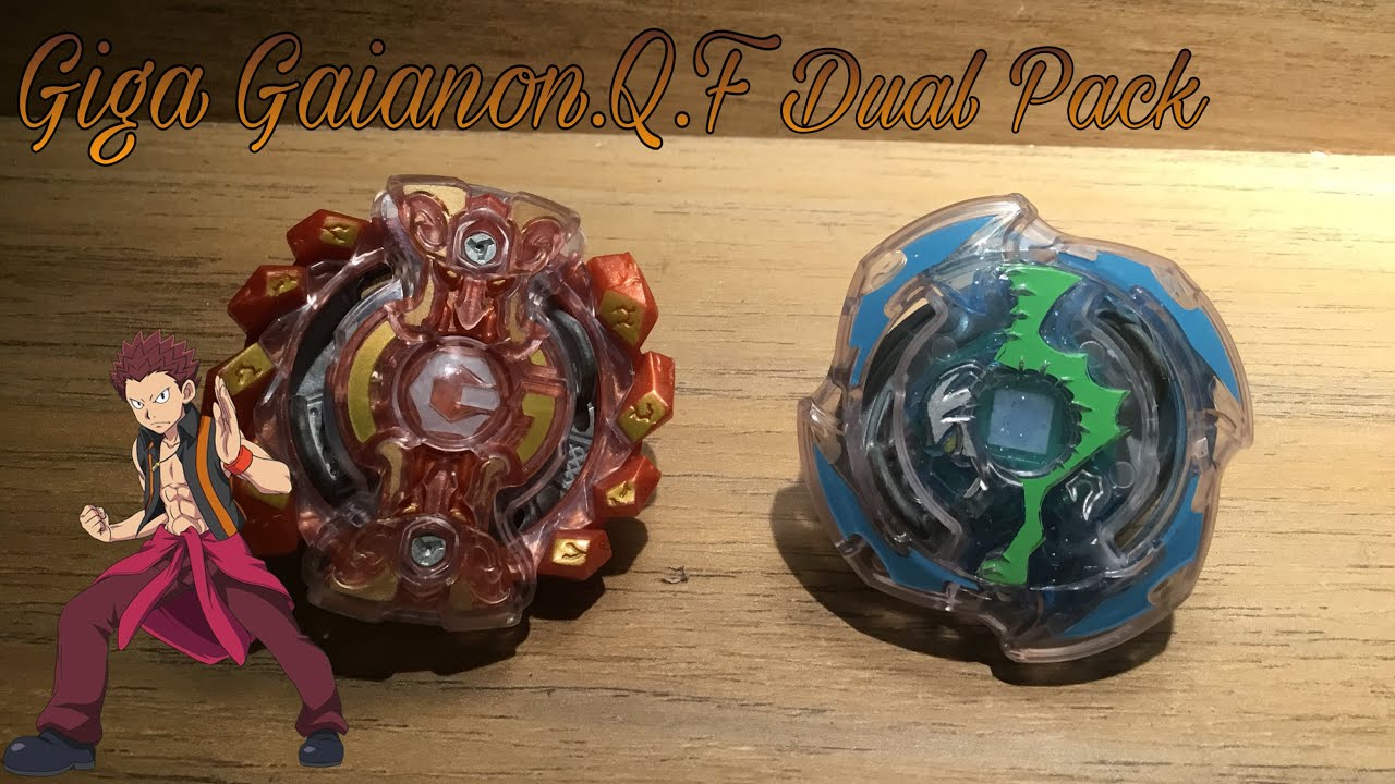 Giga Gaianon G2.Q.F Dual Pack (Review/Unboxing Beyblade Burst Hasbro ...