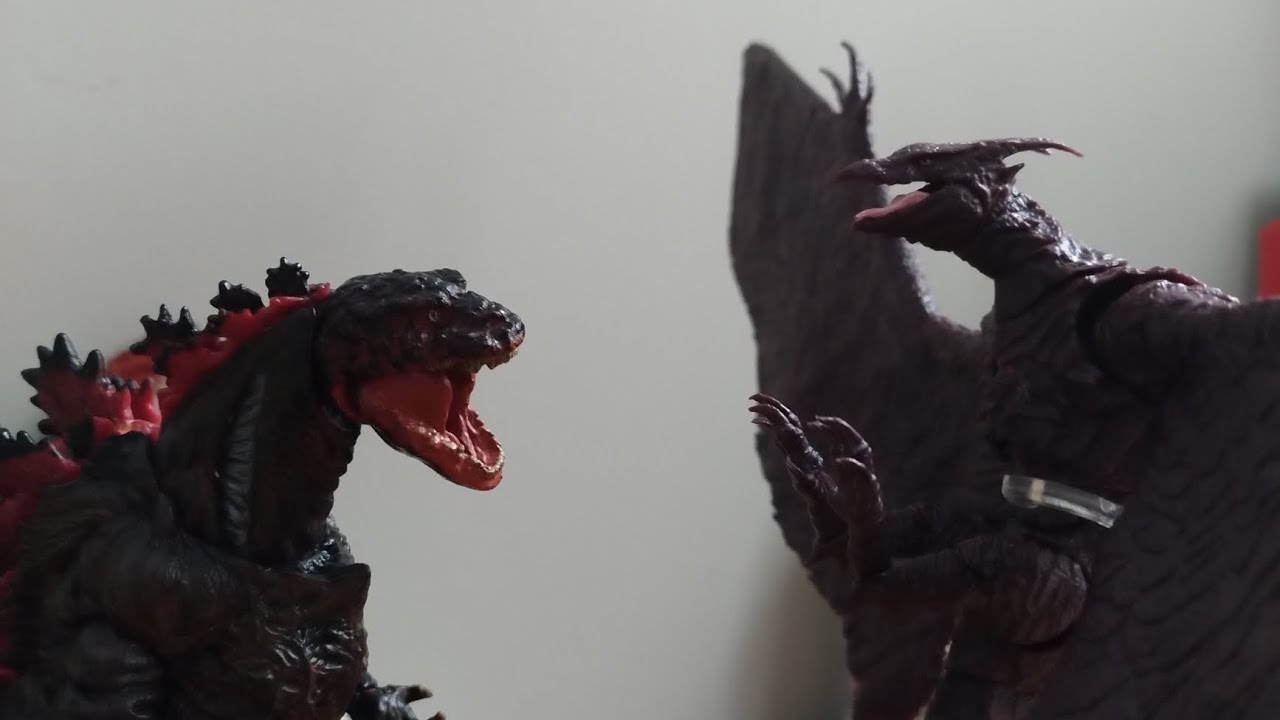 Shin Godzilla vs Rodan 2019 |stop motion | - YouTube