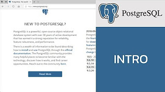 สอน PostgreSQL - YouTube
