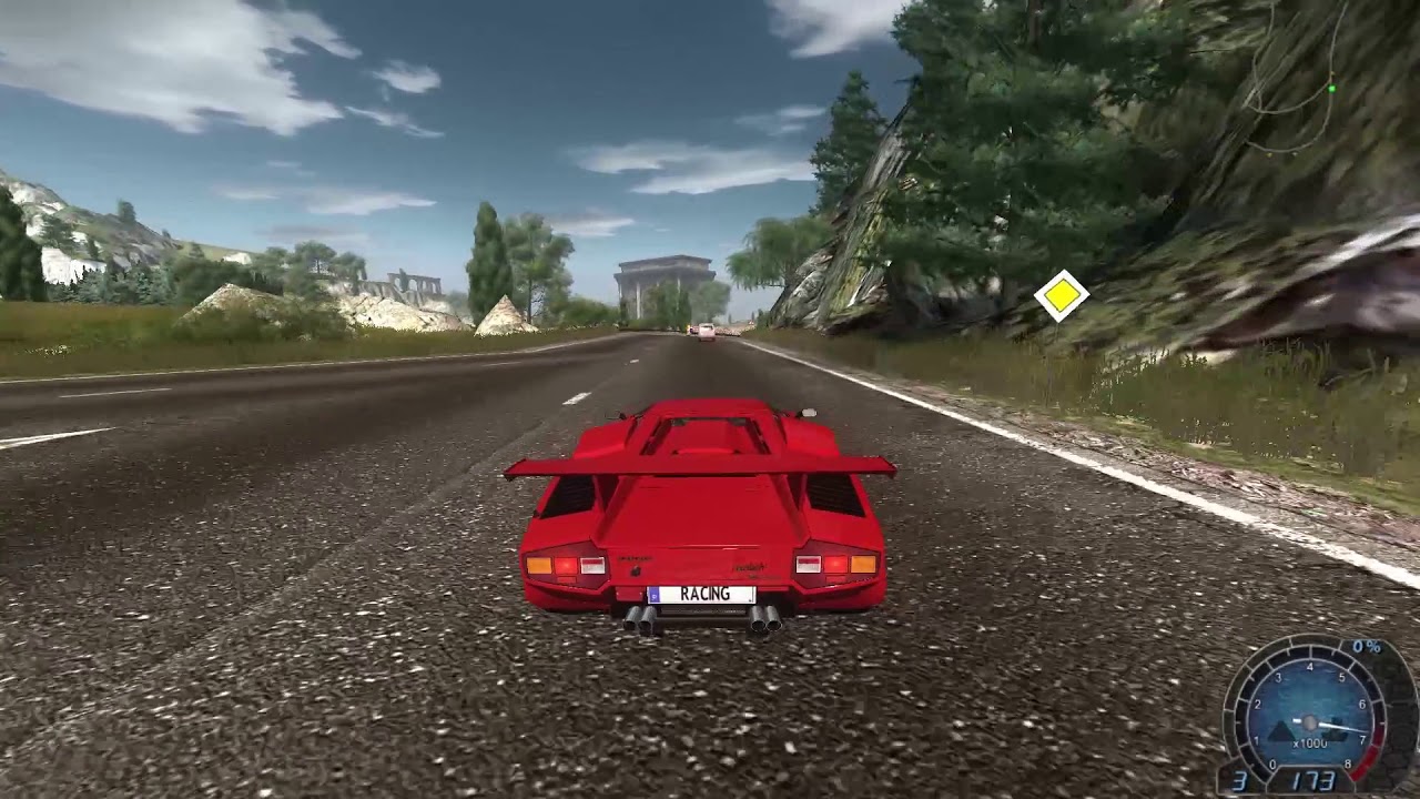 World Racing 2 - Lamborghini Countach LP500 QV - Fast Drive Gameplay ...