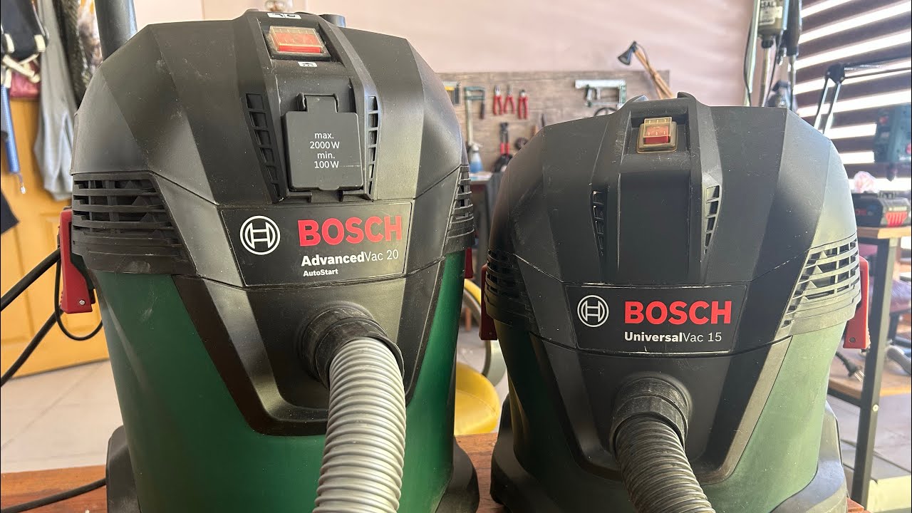 Bosch AdvancedVac 20 ve UniversalVac 15 inceleme, atölye süpürgeleri ve ...