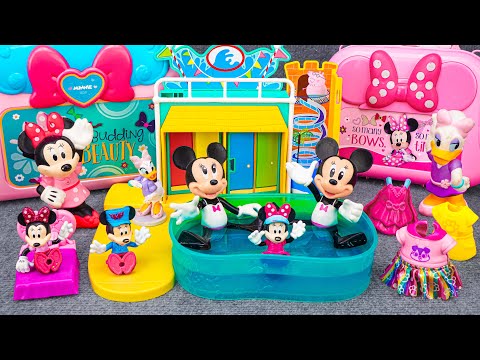 Satisfying with Unboxing Disney Minnie Mouse Swimming Pool Playset | Review Toys ASMR