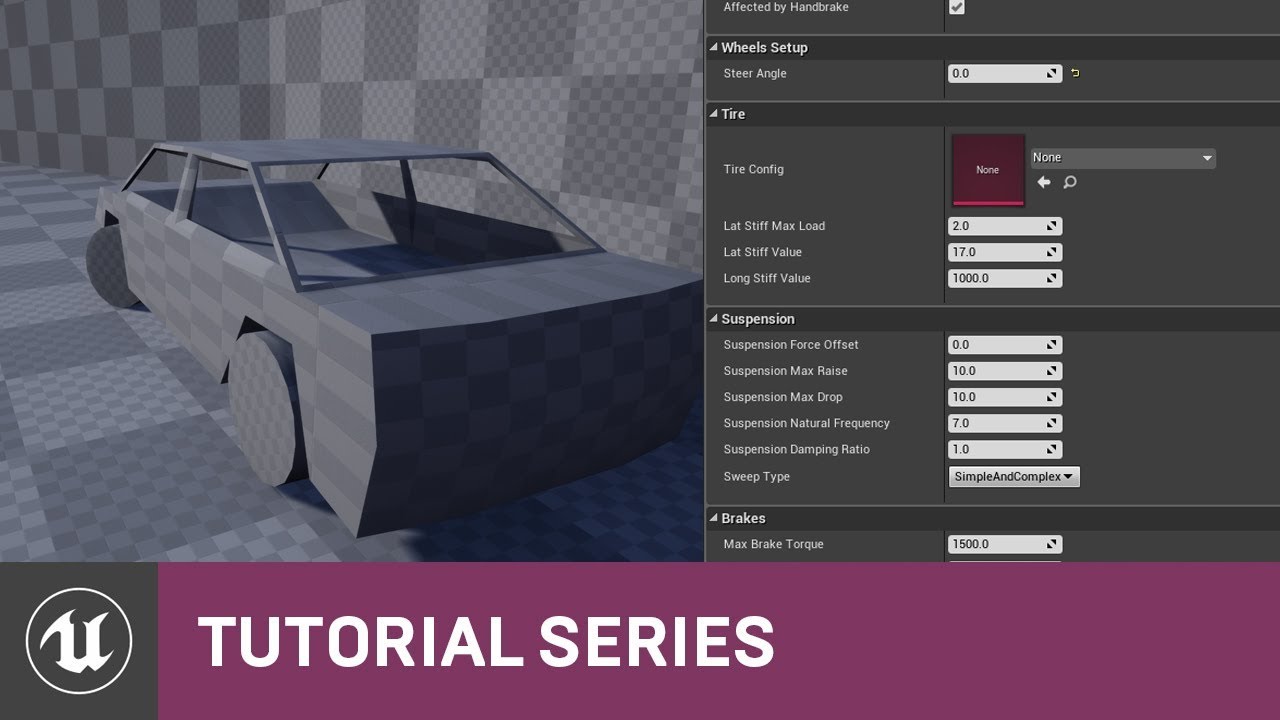 Vehicles Handling And Friction 03 V4 2 Tutorial Series Unreal Engine Youtube