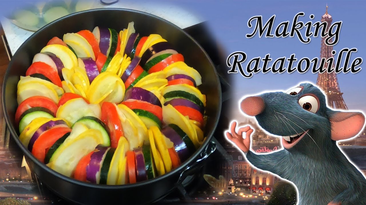 Making Ratatouille From Disney's Cook Book - YouTube