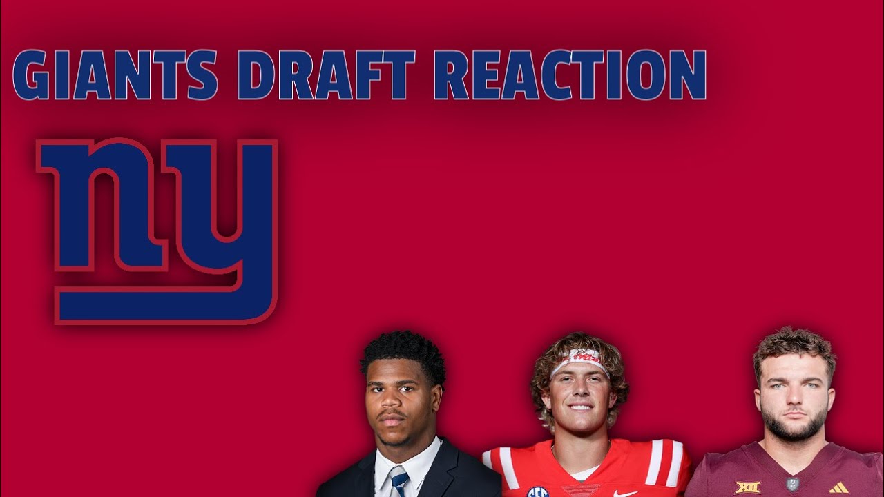 Reaction to the Giants 2025 Draft - YouTube