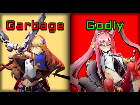 Ranking EVERY Character in Blazblue Entropy Effect