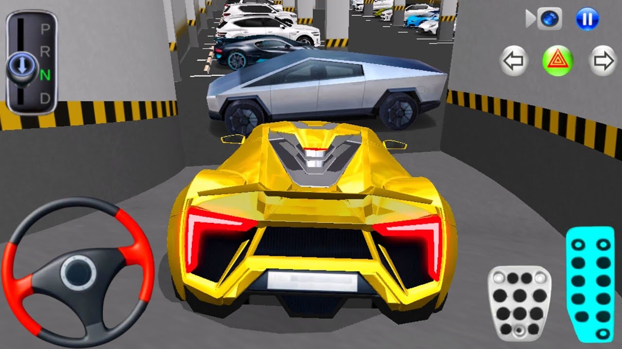 New Golden EV Car For Parking | 3D Driving Class | Best Android Car ...