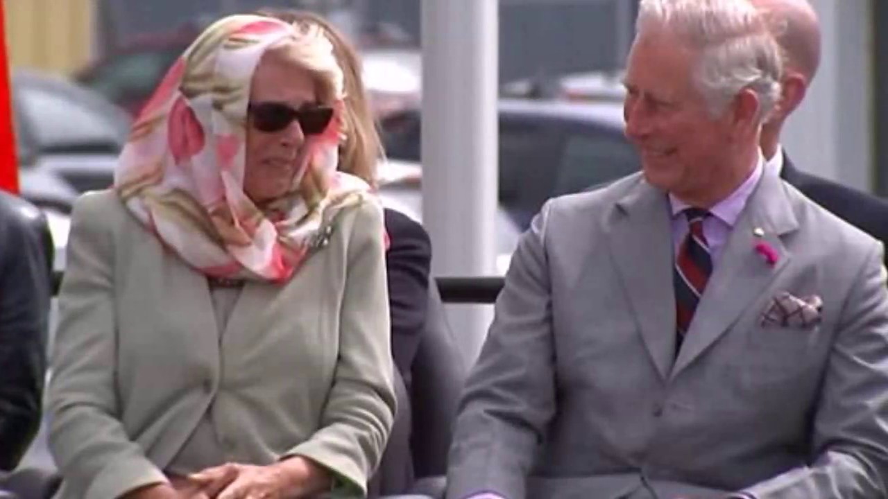 Prince Charles and Camilla laugh uncontrollably during Inuit throat ...