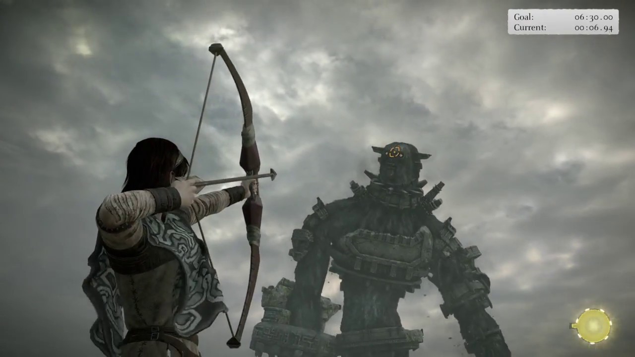 SHADOW OF THE COLOSSUS - Hard Time Attack - Colossus 3 - YouTube