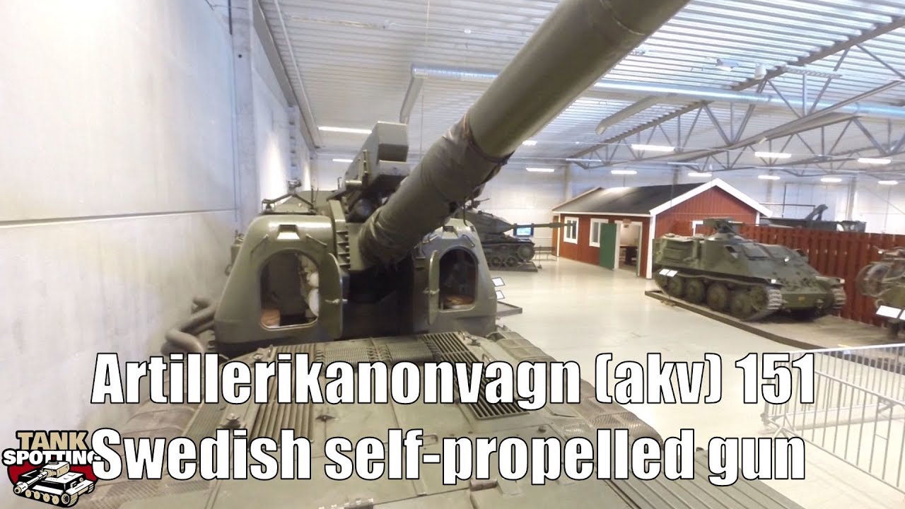 Artillerikanonvagn akv 151 - Swedish Cold War Self-Propelled Gun ...