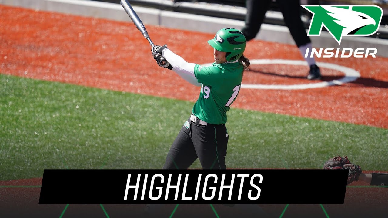 UND Softball | Highlights at NDSU | Game One | 5/1/2021 - YouTube