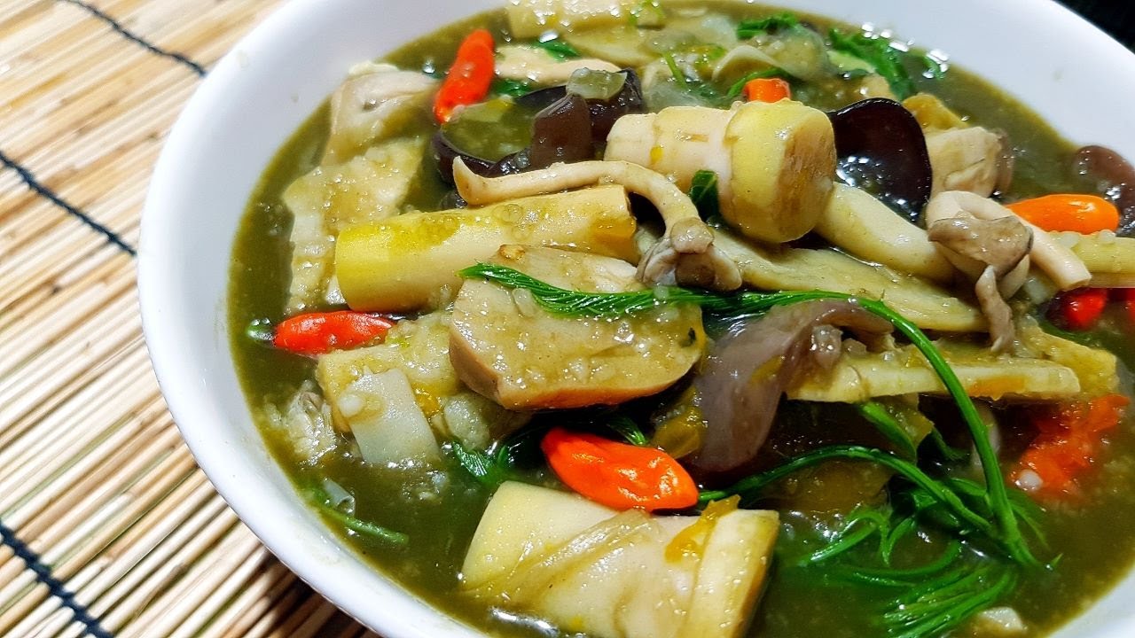 กับข้าวกับปลาโอ 077 แกงหน่อไม้ใส่เห็ดหลายๆ แซ่บอีหลี Youtube