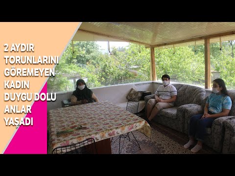 Kısıtlamanın Kalkmasıyla 2 Kardeş, 2 Aydır Göremedikleri Anneannelerini Ziyaret Etti
