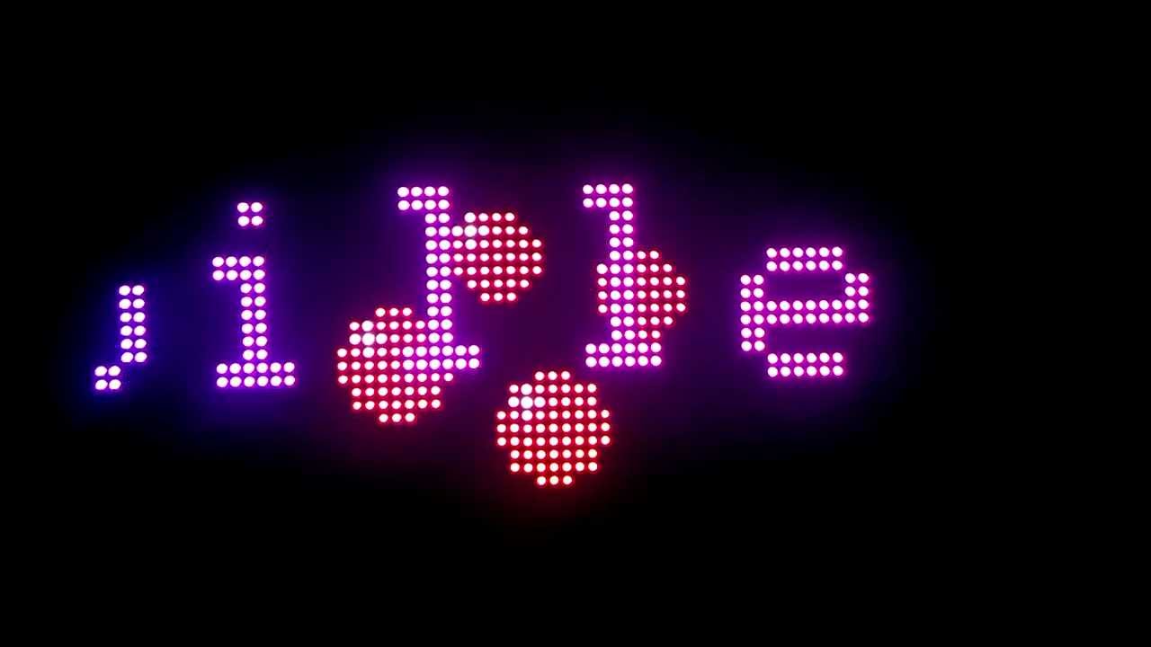 32x64 led matrix from 4 16x32 modules - YouTube