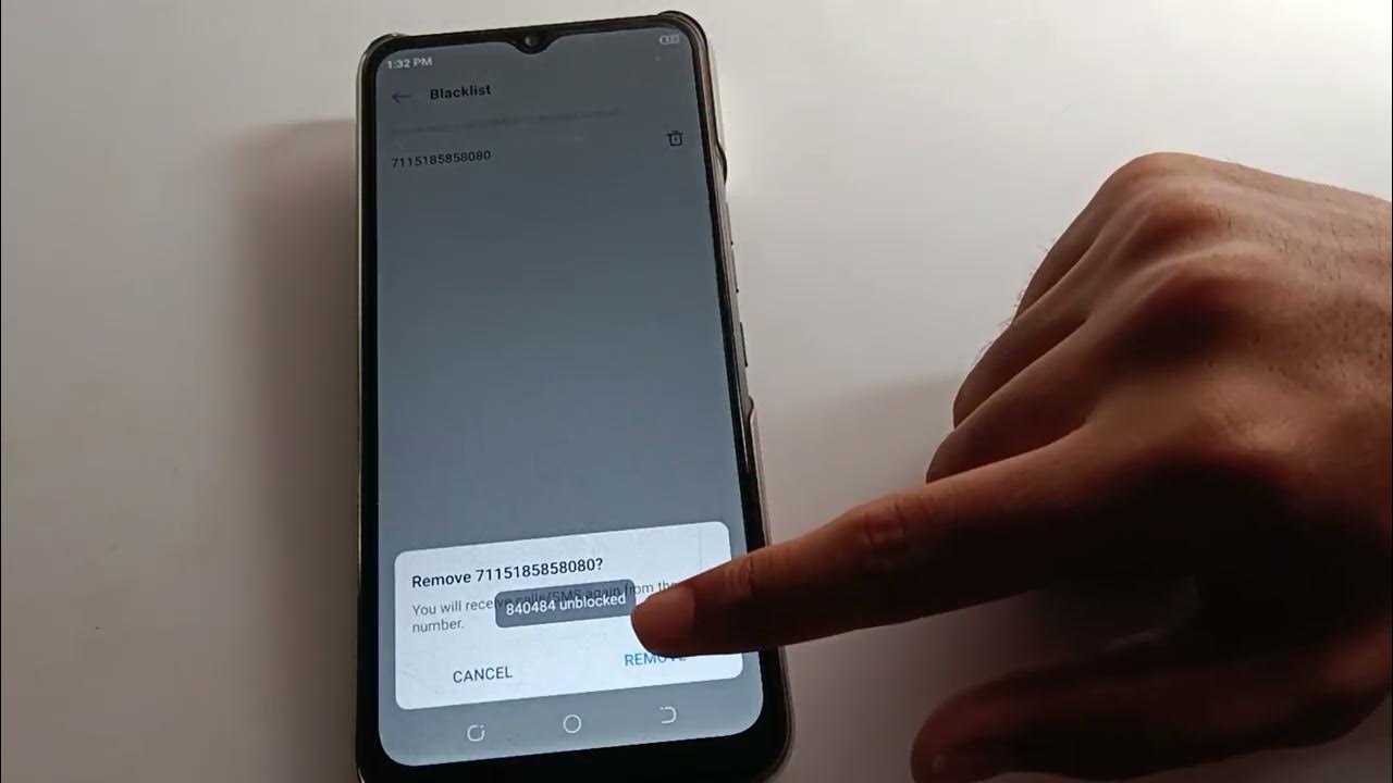 How to unblock contact number Tecno spark 9t, number kaise unblock kare - YouTube