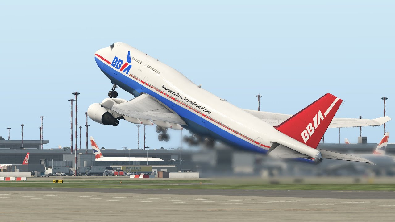 Most Beautiful Take Off From Boeing 747 And Almost Got Tail-strike | X ...