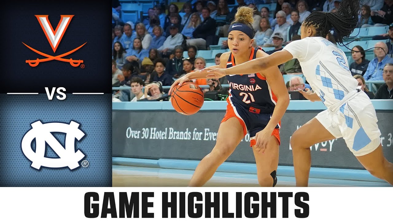 Virginia vs. North Carolina Game Highlights | 2024-25 ACC Women’s ...