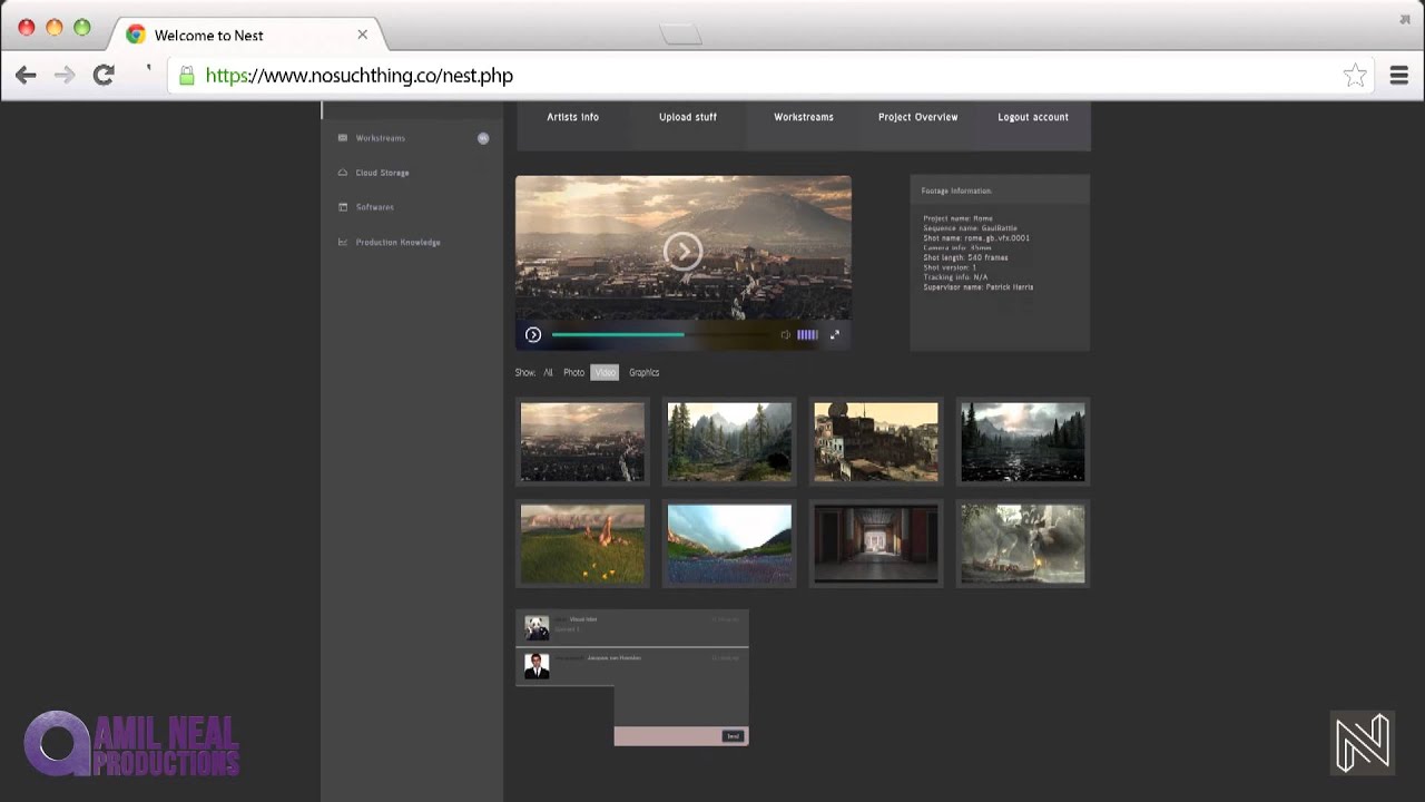 Futuristic VFX Post Production Interface UI by Amil Neal - YouTube