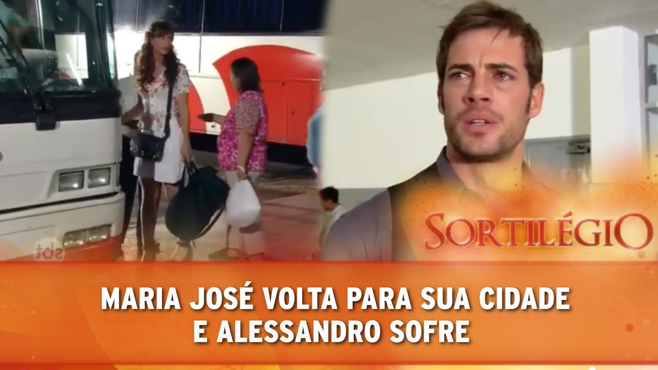 Sortilégio - Maria José volta para sua cidade e Alessandro sofre - YouTube