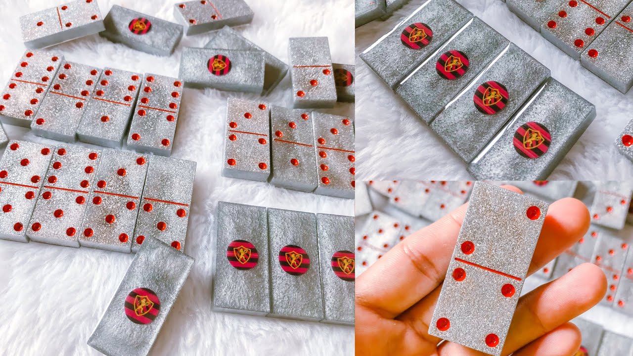 Dominó de Resina Personalizado / Resin Domino - YouTube
