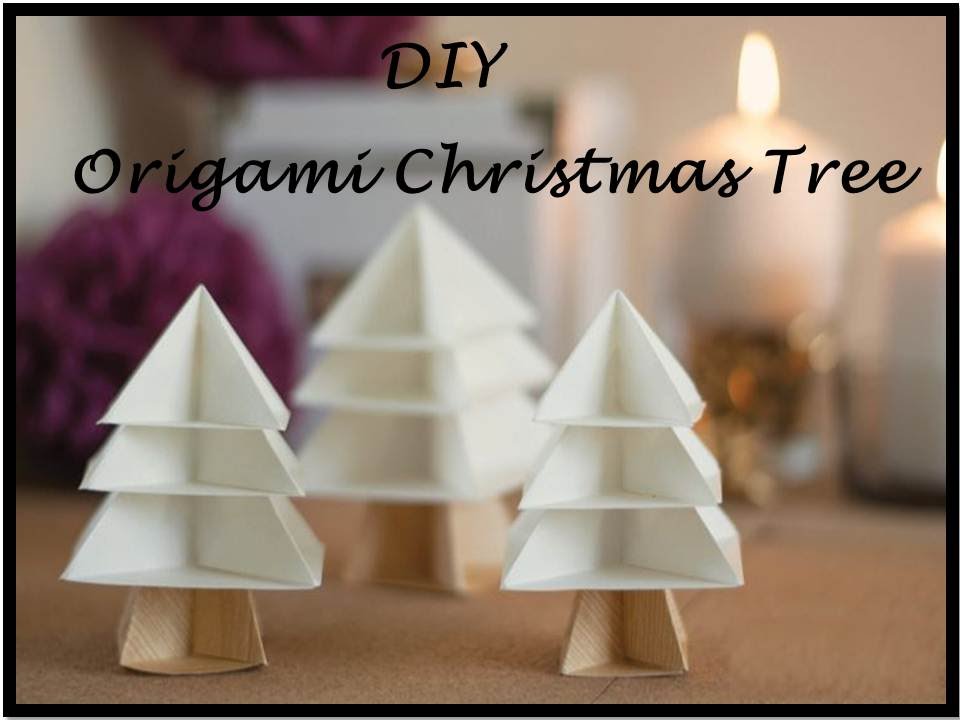 DIY Origami Tree | Modular Christmas Tree | Easy Paper Crafts | 3D ...