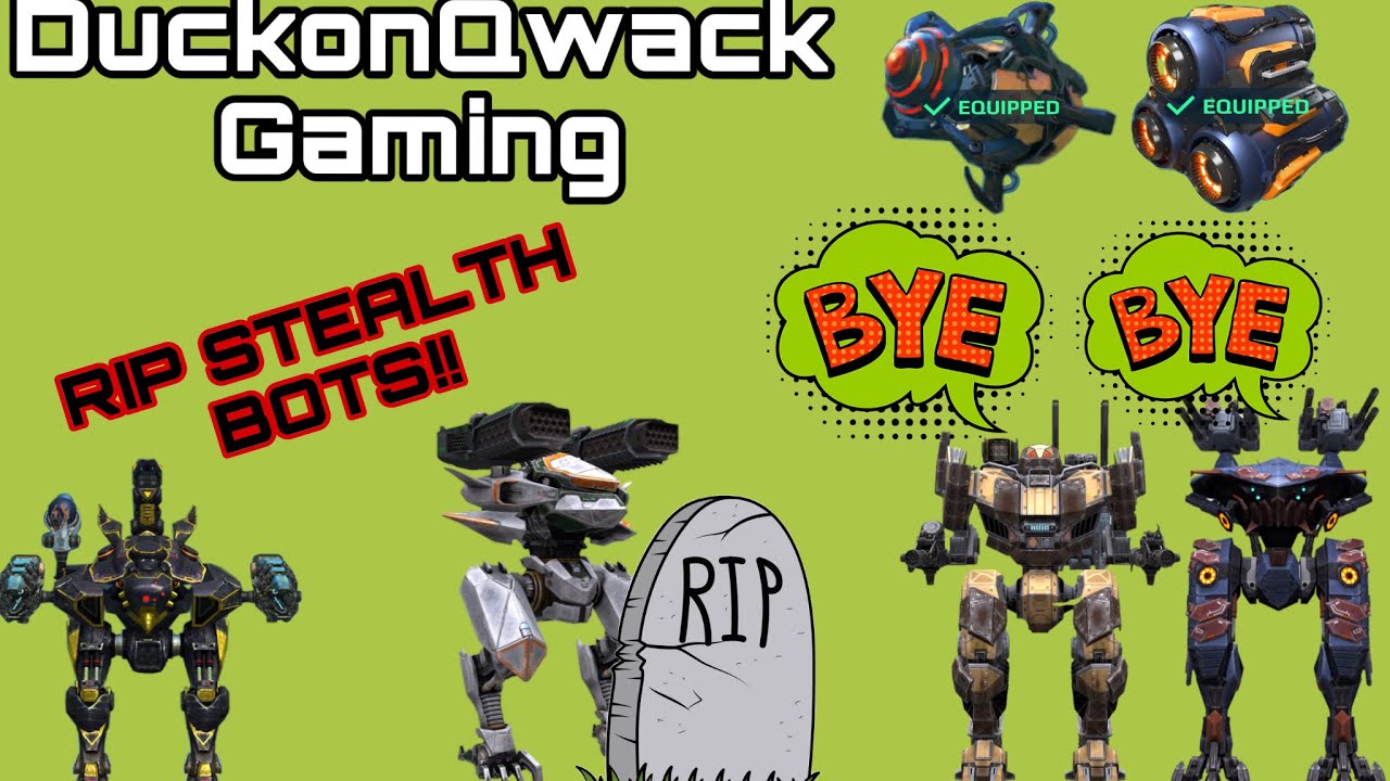 War Robots Test Server-NEW Map-RIP Stealth bots? WR Gameplay - YouTube