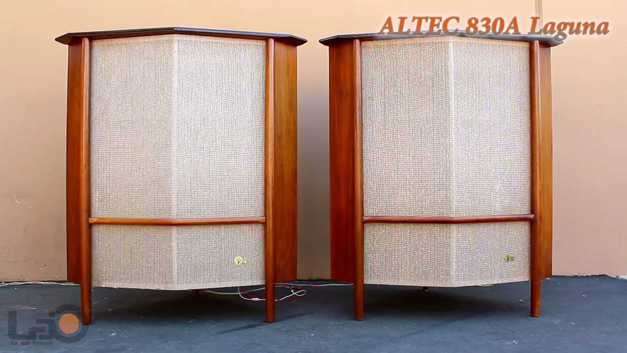 ALTEC 830A Laguna 1 - YouTube