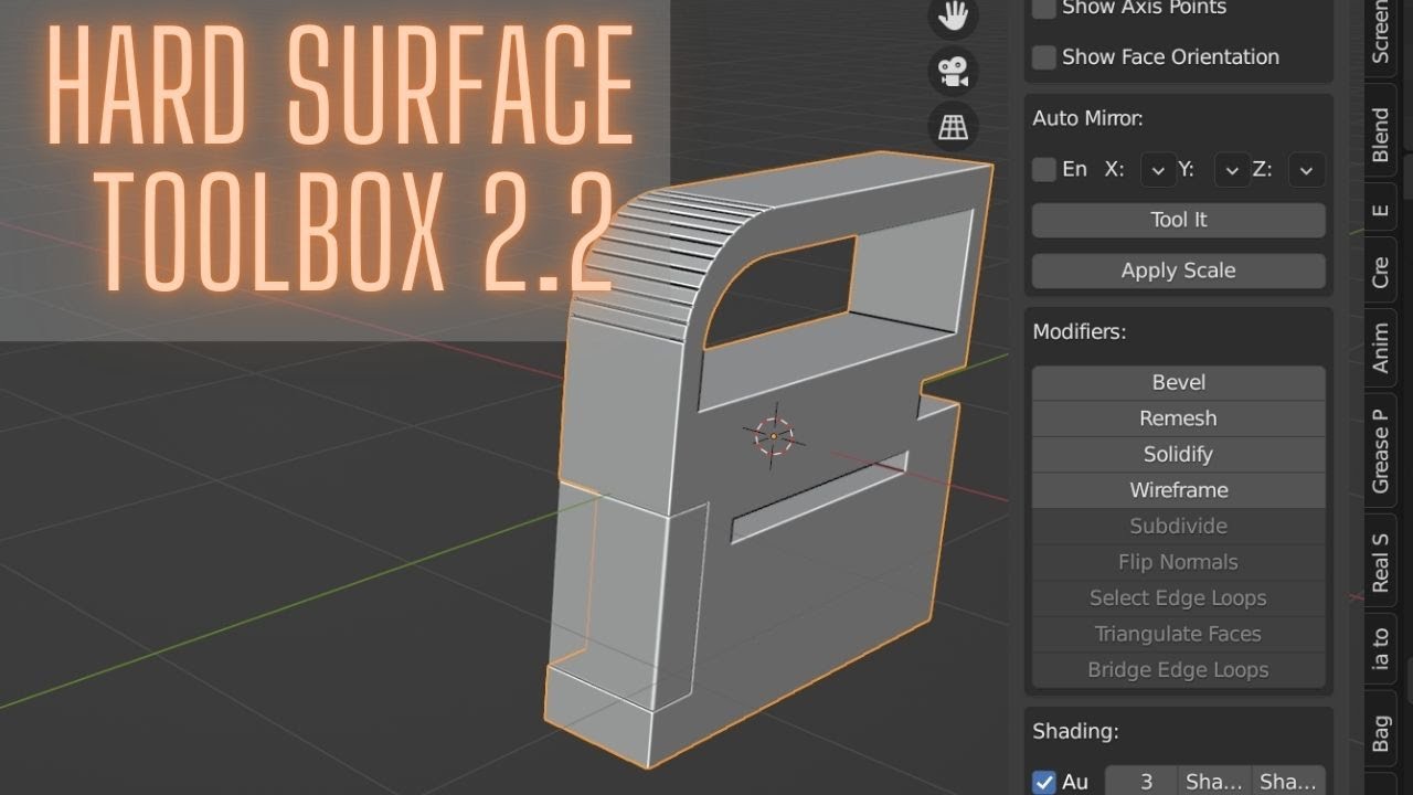 Hard Surface toolbox 2.2 out now! #3dslasher #blender #HSTB - YouTube