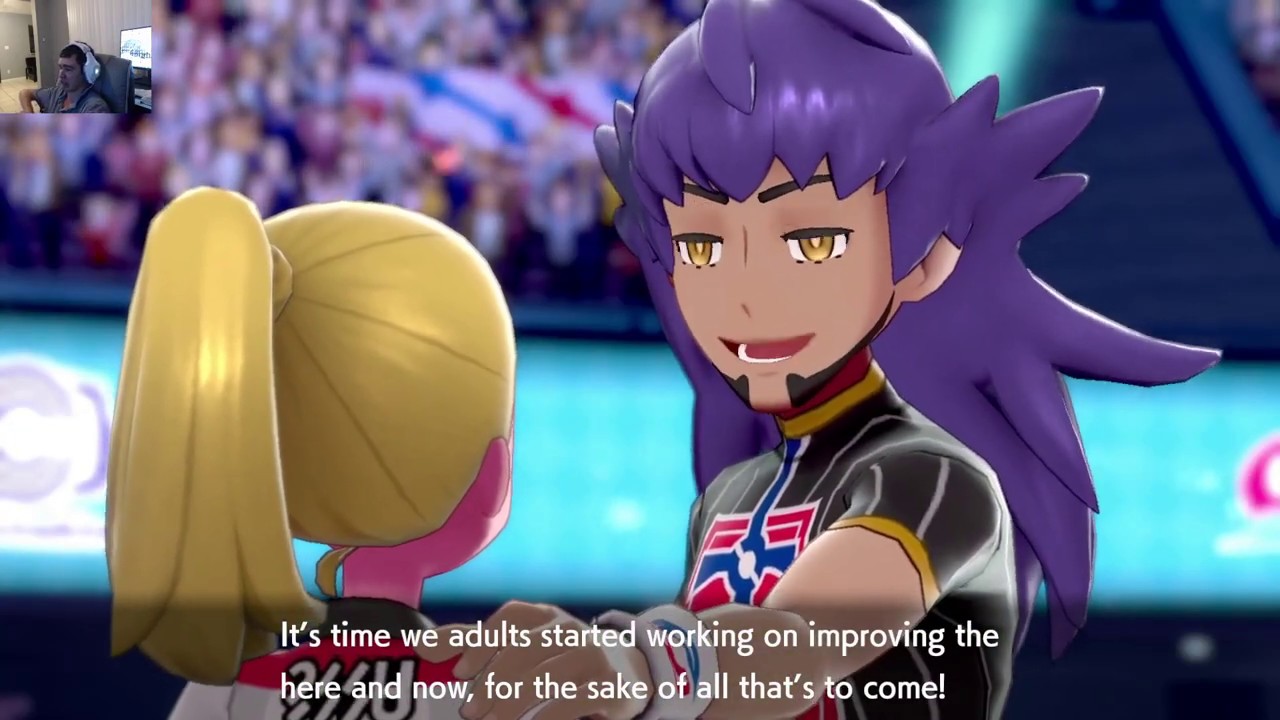 Fighting the Champion Leon- Pokemon Sword and Shield #32 Main Story ...