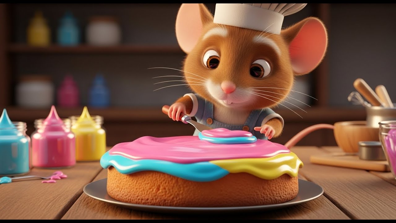 The Mouse Who Baked a Cake | Nursery Rhyme Song for Kids - YouTube