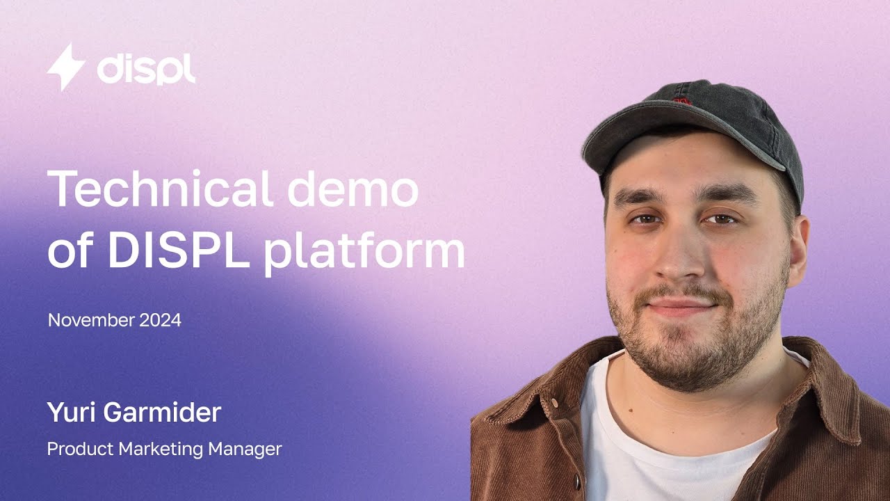 Technical Demonstration of DISPL Platform - YouTube