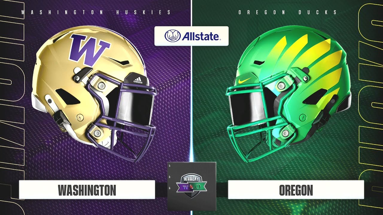 NCAA Football 25 - Washington Huskies Vs Oregon Ducks PS5 Week 14 ...