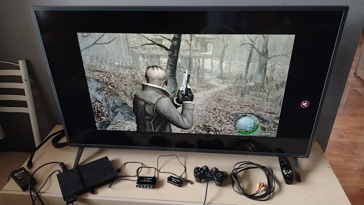 Consegui melhorar a qualidade da imagem dos jogos do ps2 na tv smart 4k ...