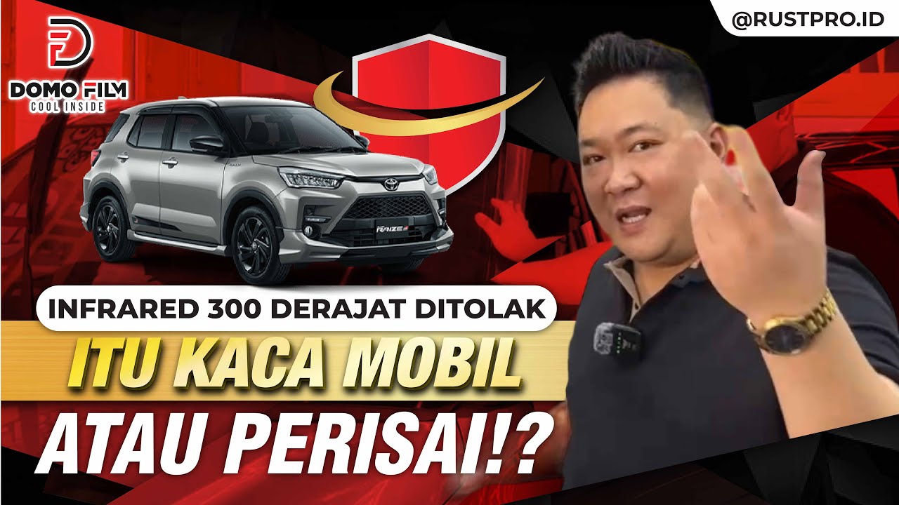 Pembuktian Tolak Panas DOMO Film ke Mobil Raize, Ditembak Pakai Infrared 300an Derajat! - YouTube