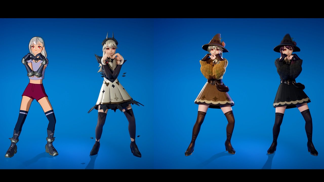 Committed emote with Lexa, Princess Lexa, and Lexa Hexbringer - YouTube