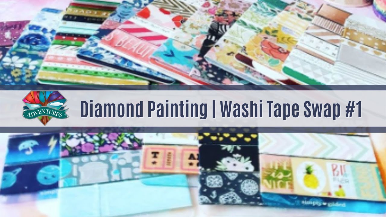 WASHI TAPE SWAP #1 💎 diamond painting and accessories 💎 - YouTube