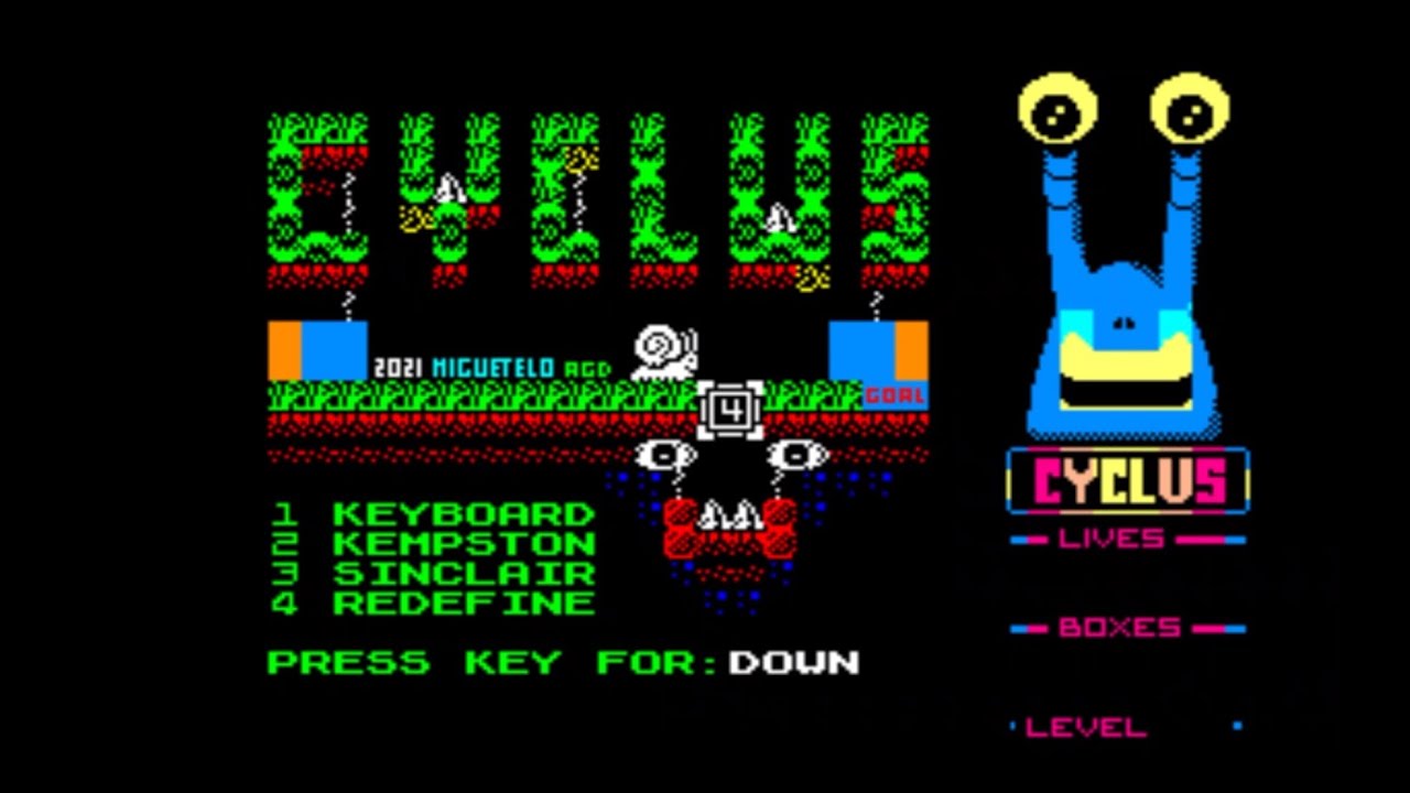 ZX Spectrum - Cyclus - Gameplay - YouTube