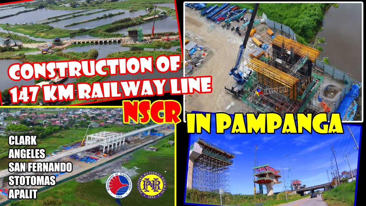 ongoing works of 147 km railway line in the Philippines - NSCR /V 339 ...